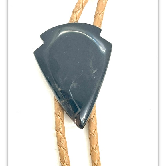 Accessories | Western Black Stone Bolo Necklace | Poshmark